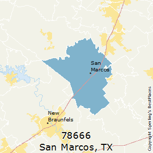 San Marcos (zip 78666), TX